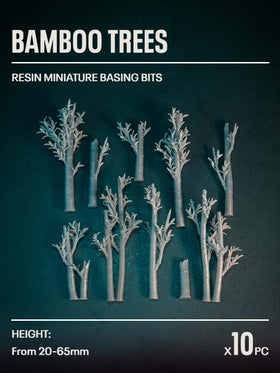 BAMBOO TREES - Resin Miniature Basing Bits (10pc) – Epic Basing