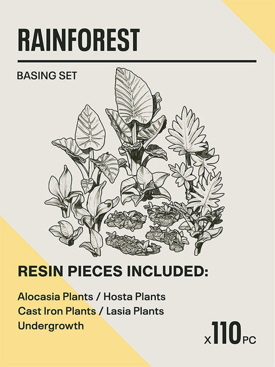 RAINFOREST - Resin Miniature Basing Set (110pc) – Epic Basing