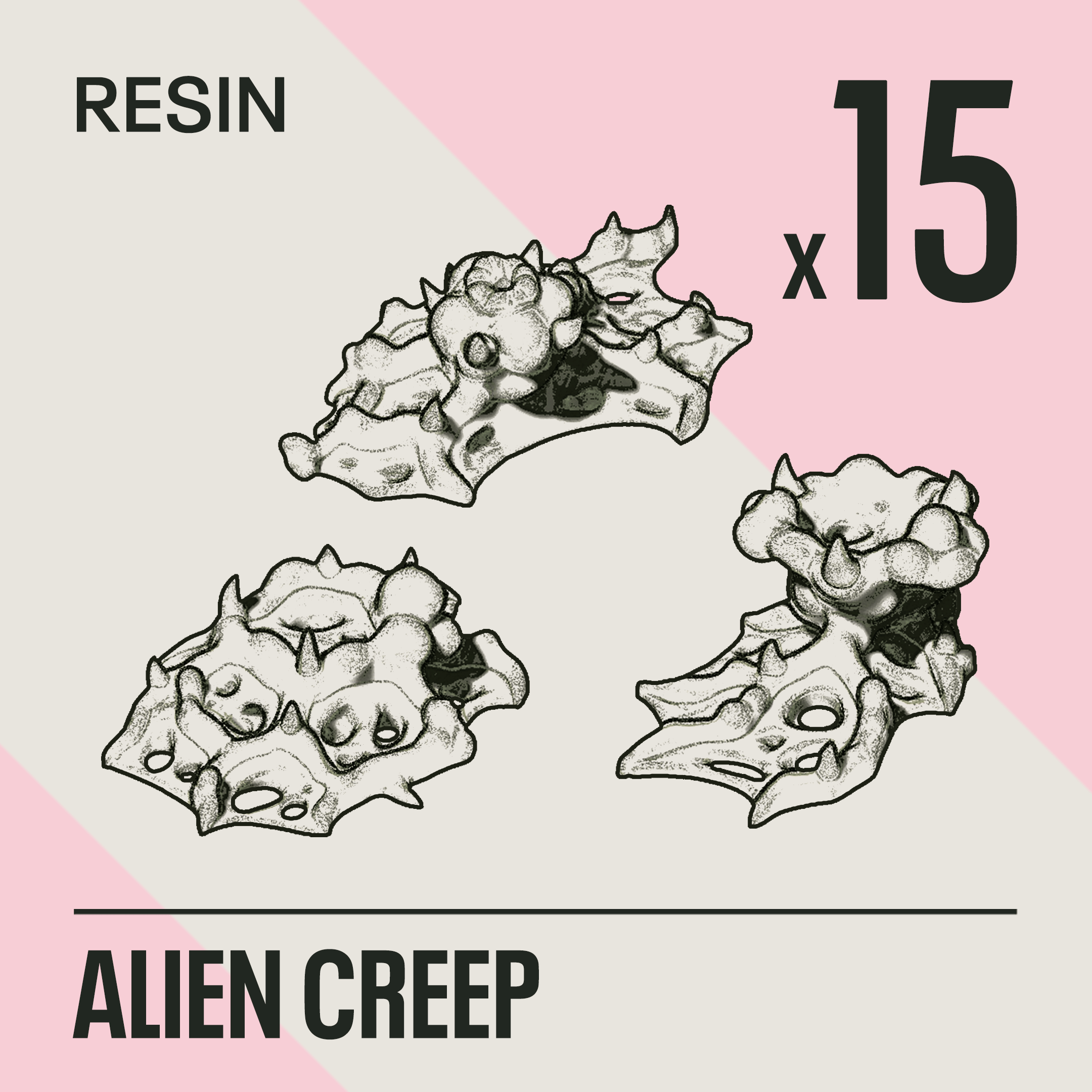 ALIEN CREEP - Resin Basing Bits – Epic Basing