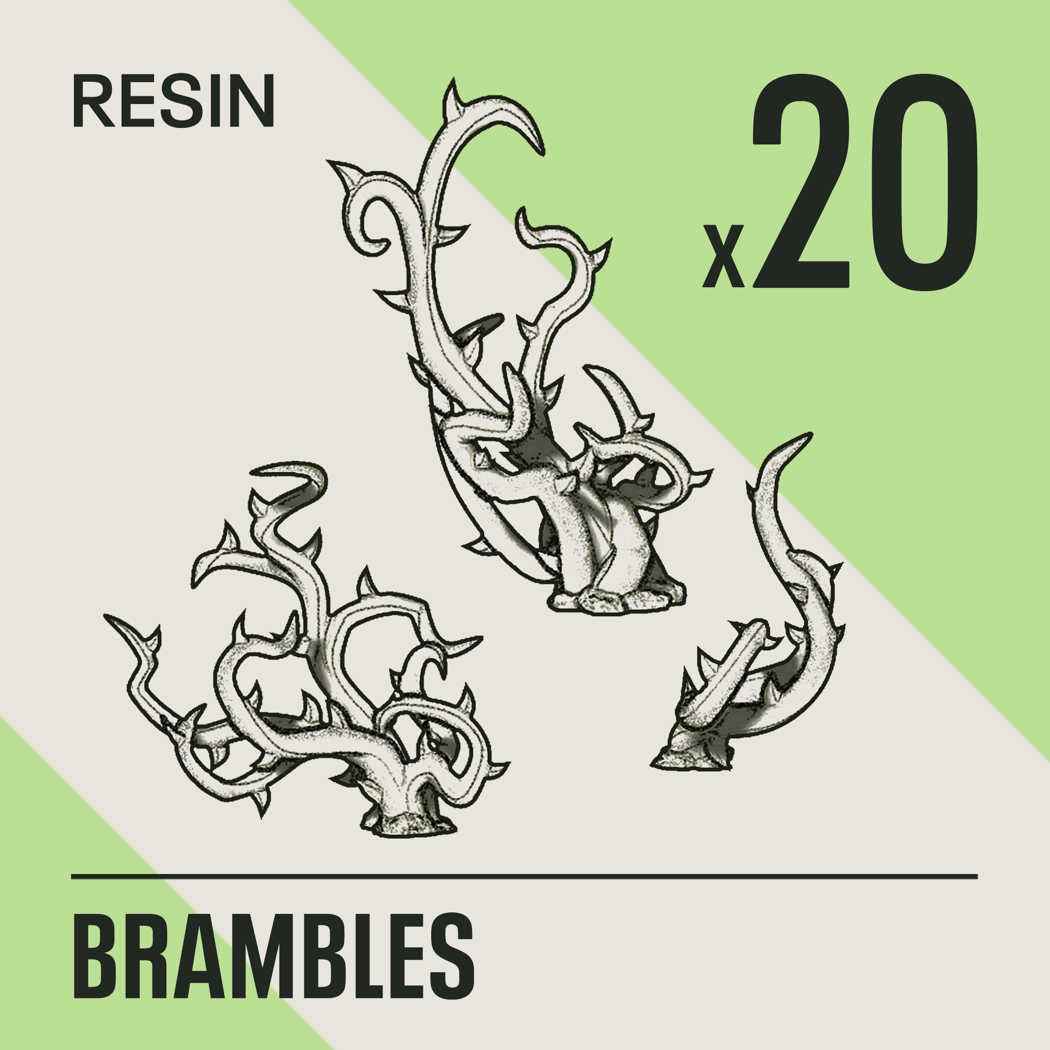 BRAMBLES - Resin Basing Bits – Epic Basing
