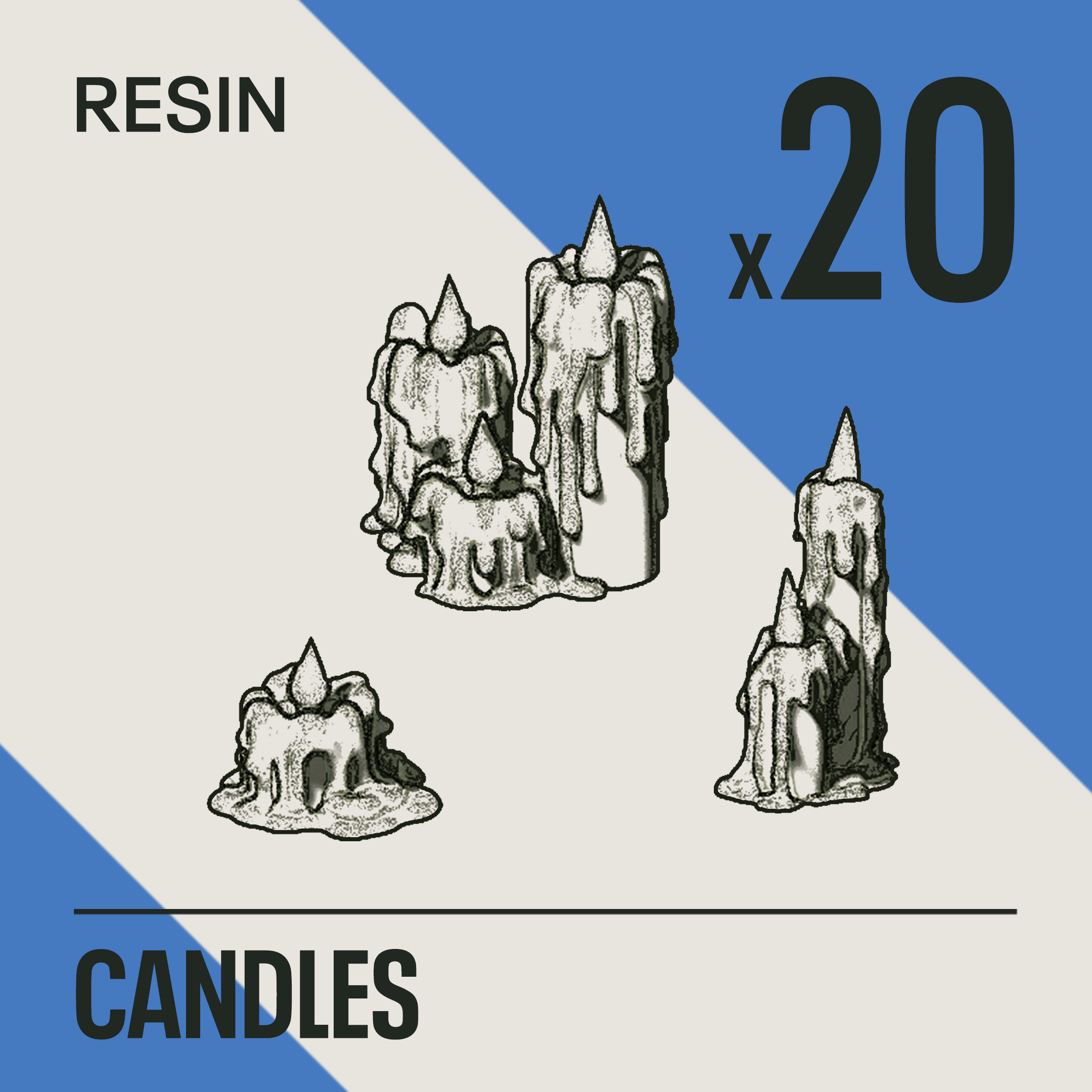 CANDLES - Resin Basing Bits – Epic Basing