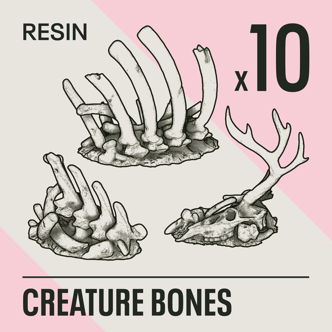 CREATURE BONES - Resin Basing Bits – Epic Basing