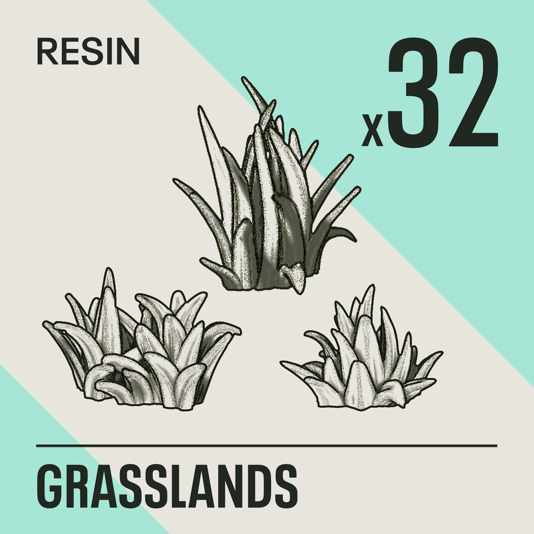 GRASSLANDS - Resin Basing Bits – Epic Basing
