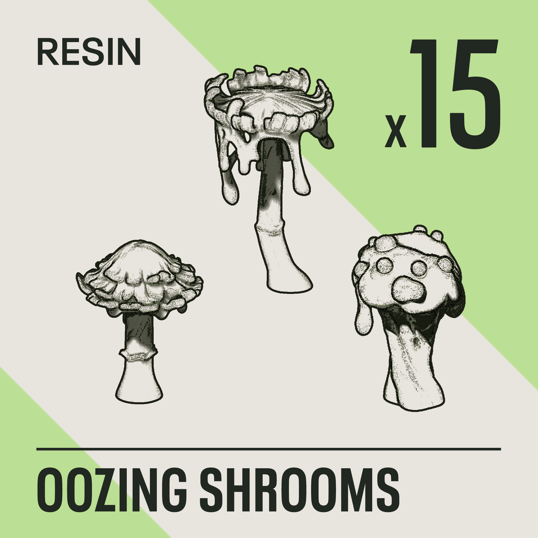 OOZING SHROOMS - Resin Basing Bits – Epic Basing