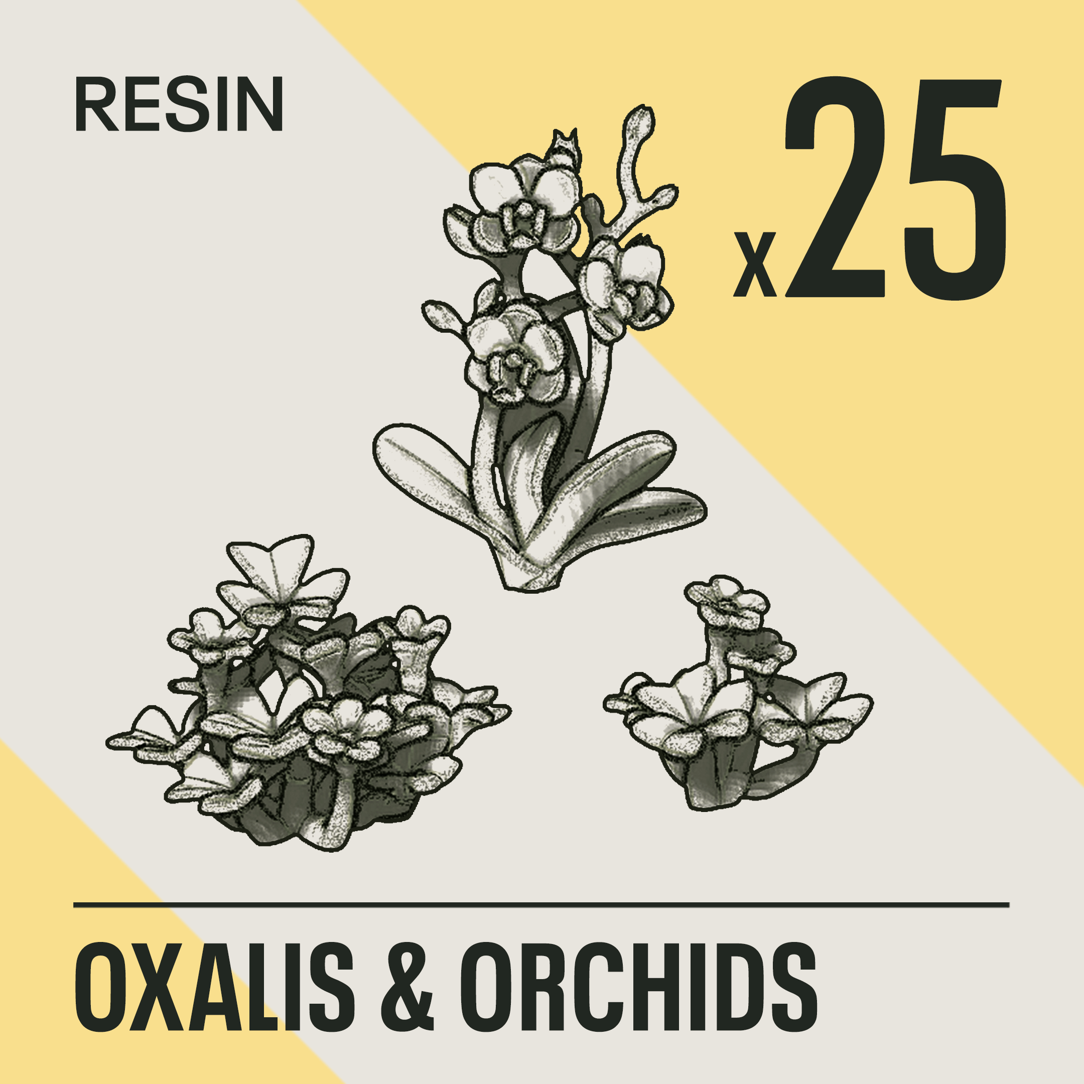 OXALIS & ORCHIDS - Resin Basing Bits – Epic Basing