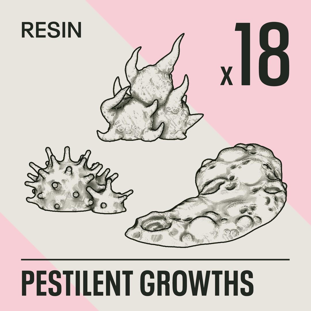 PESTILENT GROWTHS - Resin Basing Bits – Epic Basing