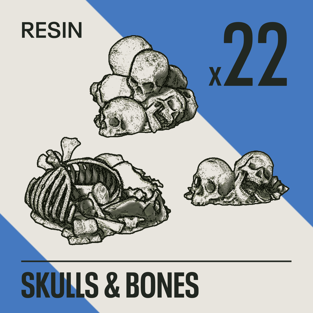 SKULLS & BONES - Resin Basing Bits – Epic Basing